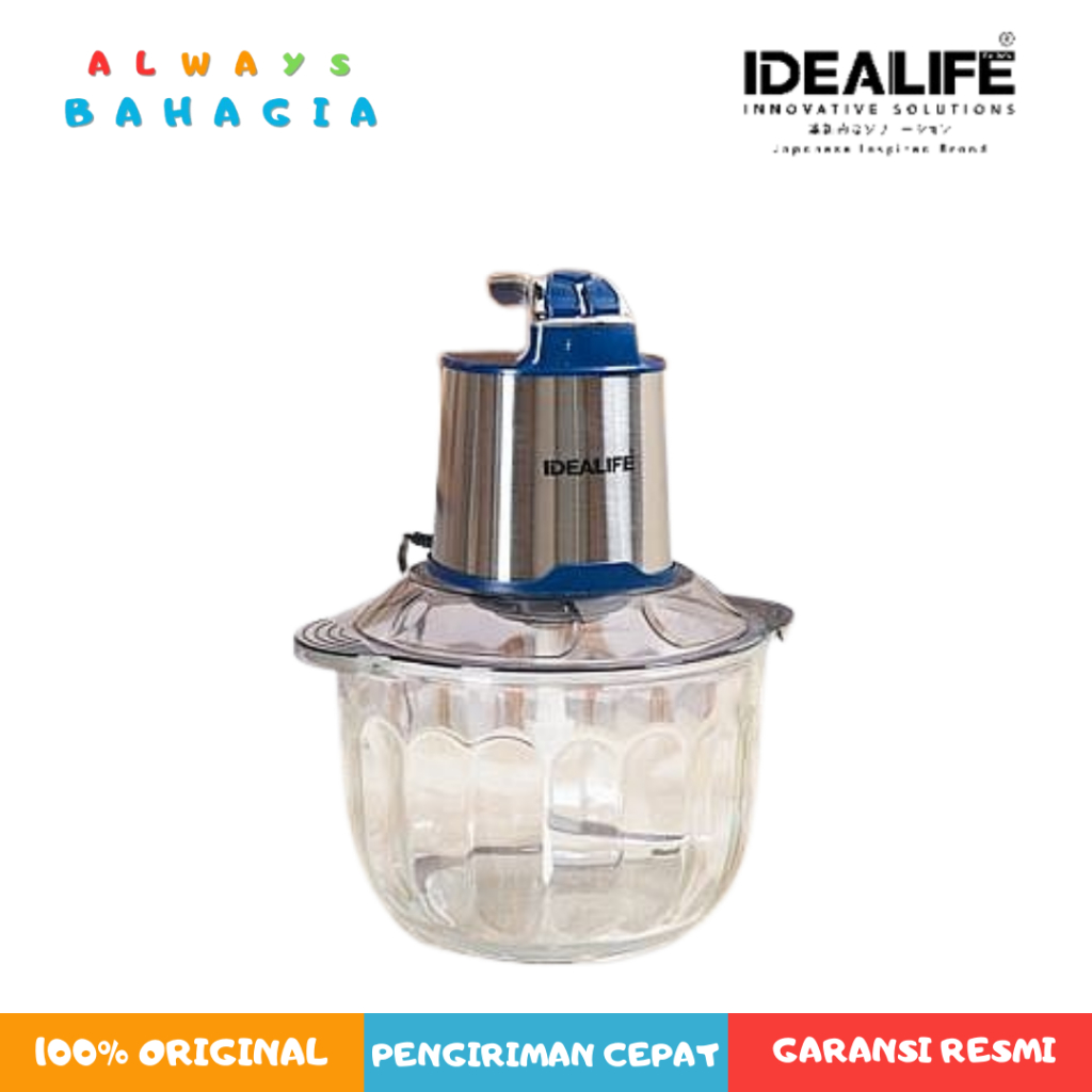 Jual IDEALIFE IL-216A Electric Chopper - Penggiling Listrik 5.0L ...