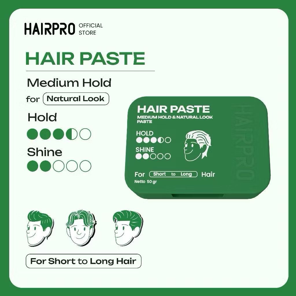 Jual [ NEW PACKAGING ] Hairnerds Hair Paste Professional Hair Nerds ...