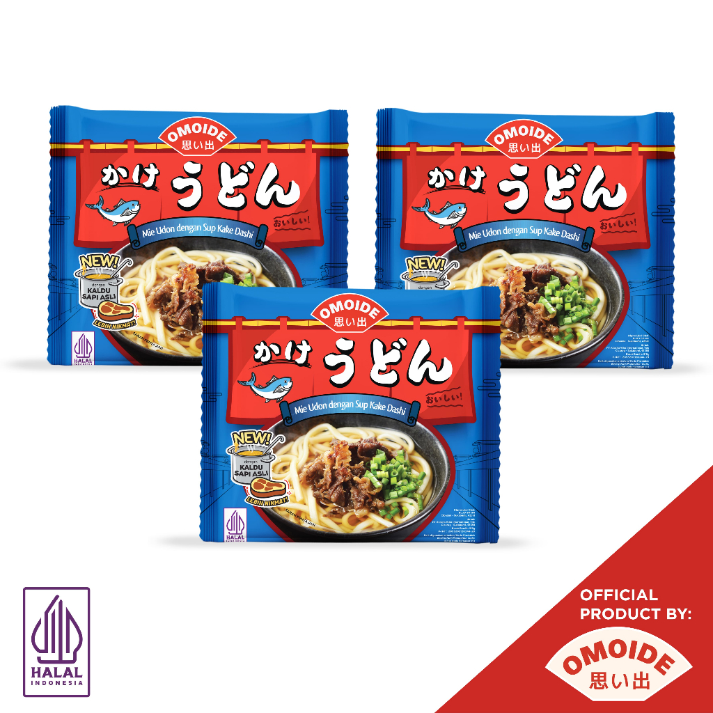 Jual Omoide Paket Isi 3 - Kake Udon 150 gr | Shopee Indonesia