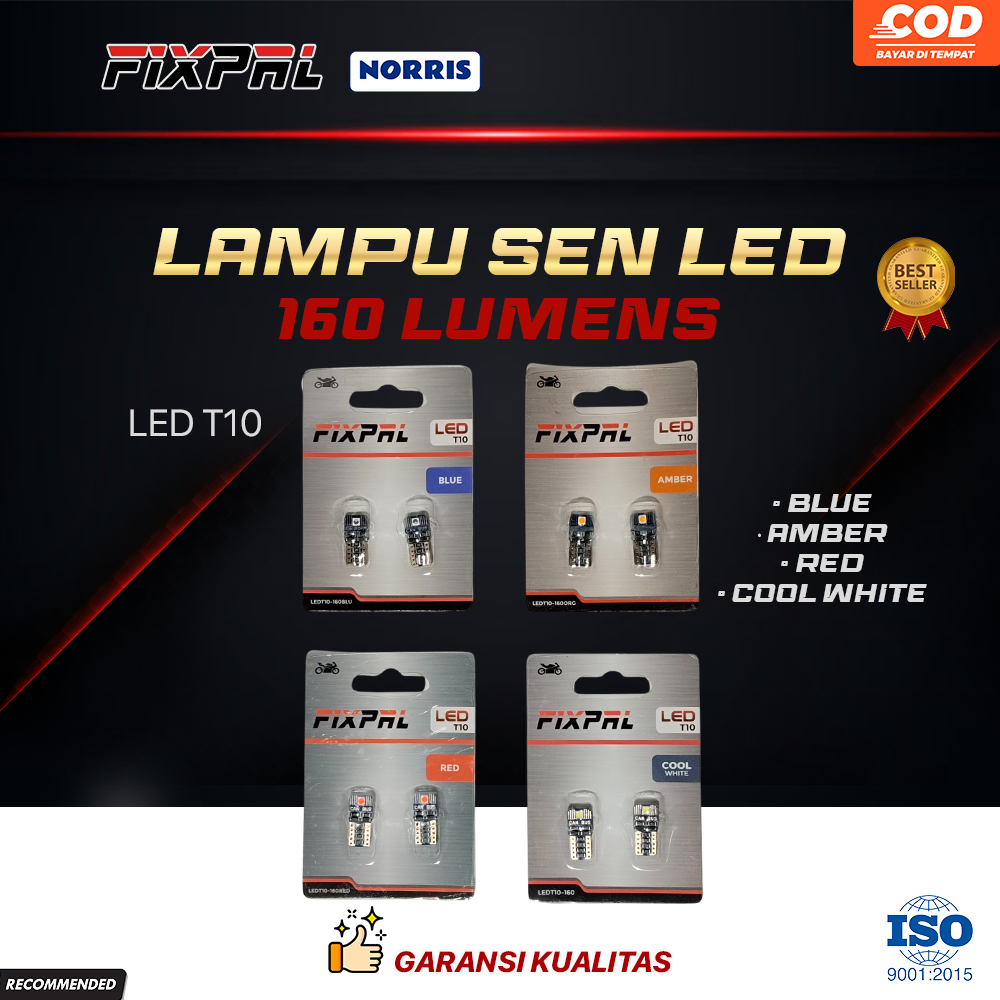 Jual Lampu Led T10 JELLY Lampu Kota LED T10 12V 1,5W 160 LUMEN (2pc ...