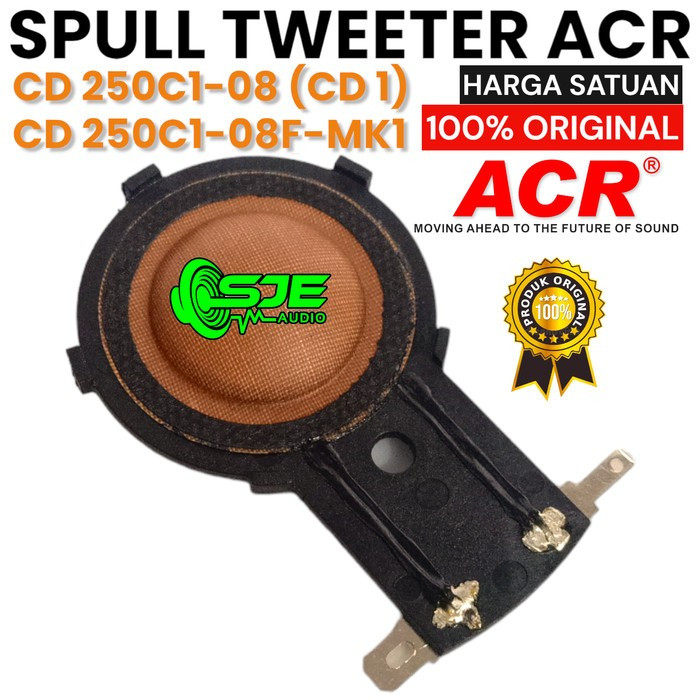 Jual SPUL TWEETER ACR CD1 CD 250C1-08F MK1 SPULL SPOL SPOLL RECONE KIT TWETER TWITTER TWITER CD1 ...