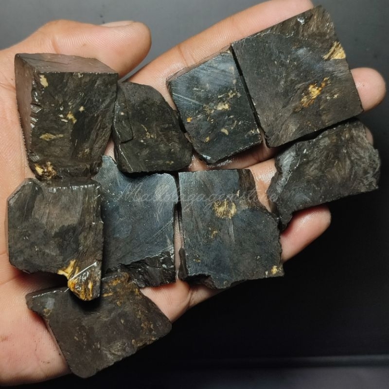 Jual batu bulu macan jember seraphinite asli natural (non basaltic ...