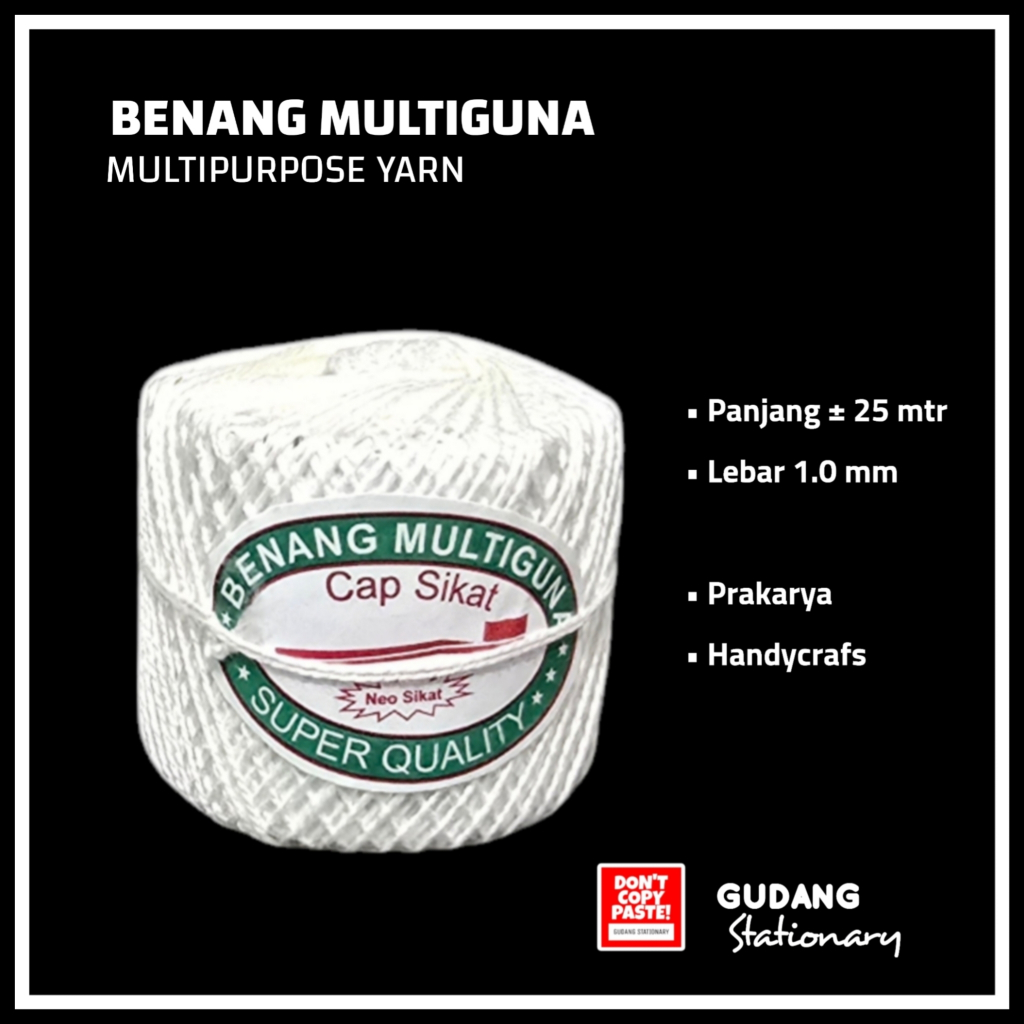 Jual Benang Multiguna | Benang Kasur | Prakarya | Crafts | Shopee Indonesia