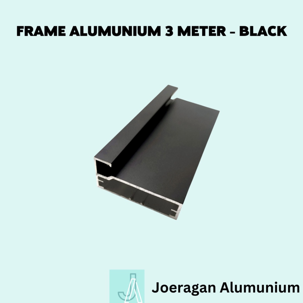Jual Oke Pr FRAME Aluminium HITAM Black untuk Pintu Lemari Kitchen ...