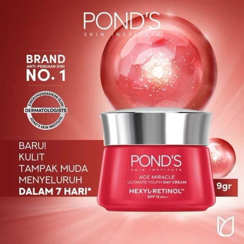 Jual Ponds Age Miracle Day & Night Cream 9gr | Shopee Indonesia