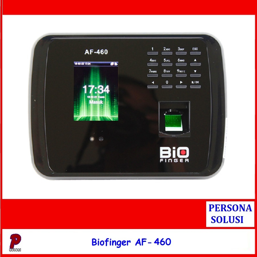 Jual Biofinger AF-460 Mesin Absensi Wajah - Sidik Jari - Fingerprint ...