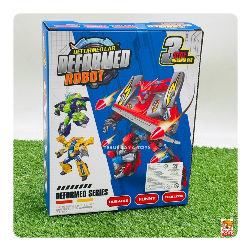 Jual Terus Jaya Toys Deformed Robot Series / Mainan Mobil Jadi Robot ...