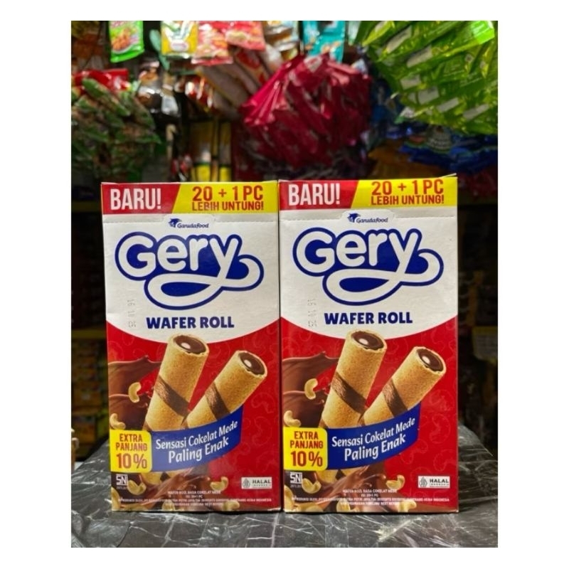 Jual GERY WAFER ROLL 1000 BOX (ISI 20 + 1 PCS) | Shopee Indonesia
