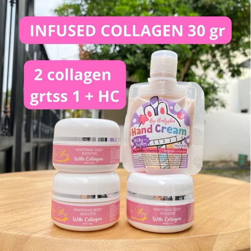 Jual HASSYA COLLAGEN BOOSTER 30 Gram (2 POT) + 1 POT + HC 1 | Shopee ...