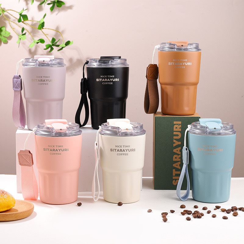 Jual SITARAYURI Tumbler Coffee Mug ZF026-27 360ml & 600ml Stainless ...