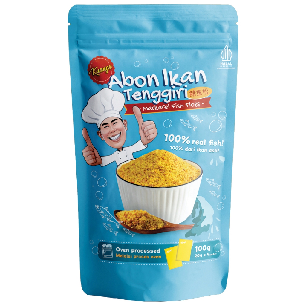 Jual [HALAL] KUANGS ABON MPASI IKAN TENGGIRI - Snack Mpasi Anak Abon Ikan Tenggiri - Isi 5 ...