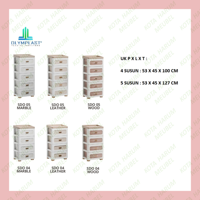Jual lemari kabinet plastik 4 laci 4 susun 5 laci 5 susun lemari plastik laci serbaguna laci ...