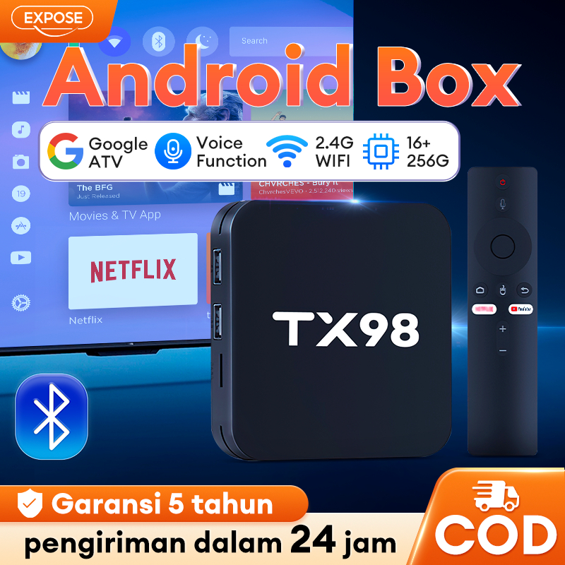 Jual Android tv box TX98 Pro Android 13.0os RAM 16GB ROM 256GB STB 4K ...
