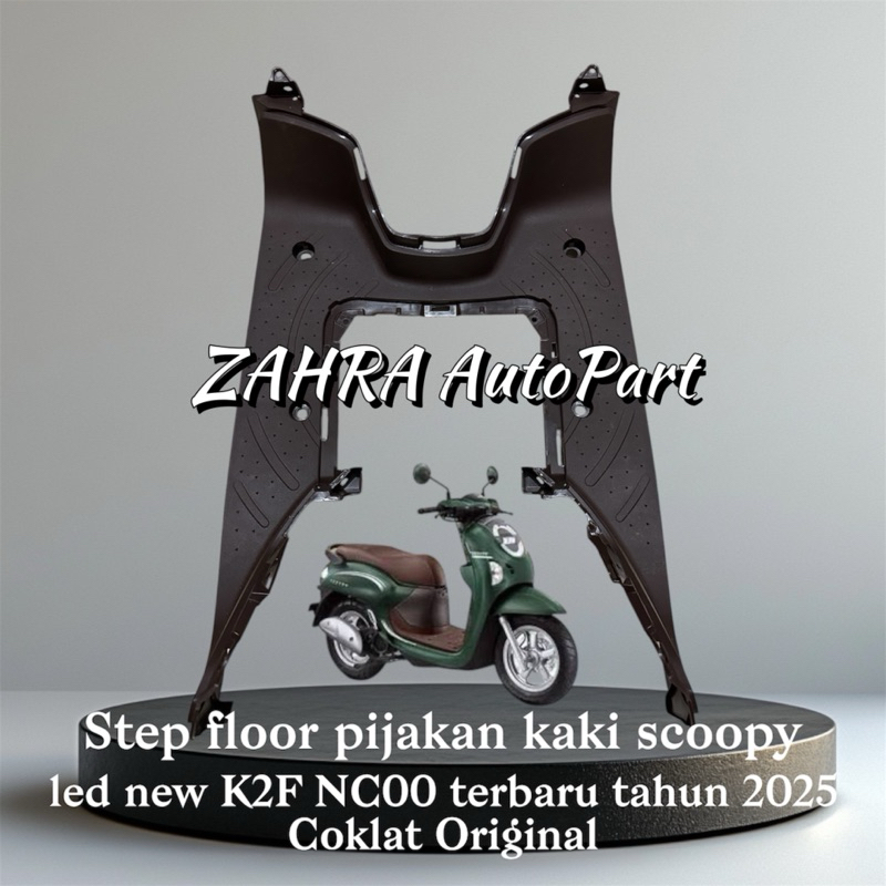 Jual Step floor pijakan kaki scoopy esp led new prestige K2F NC00 Gen 2 tahun 2024-2025 Coklat ...