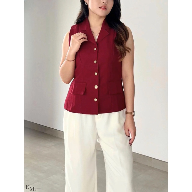 Jual Ruby Vest | Baju CNY Imlek 2025 | Shopee Indonesia