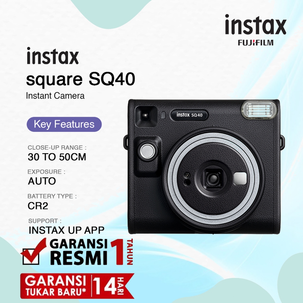 Jual Fujifilm Instax Square SQ40 Instant Camera Fuji Instax SQ 40 - Garansi Resmi | Shopee Indonesia