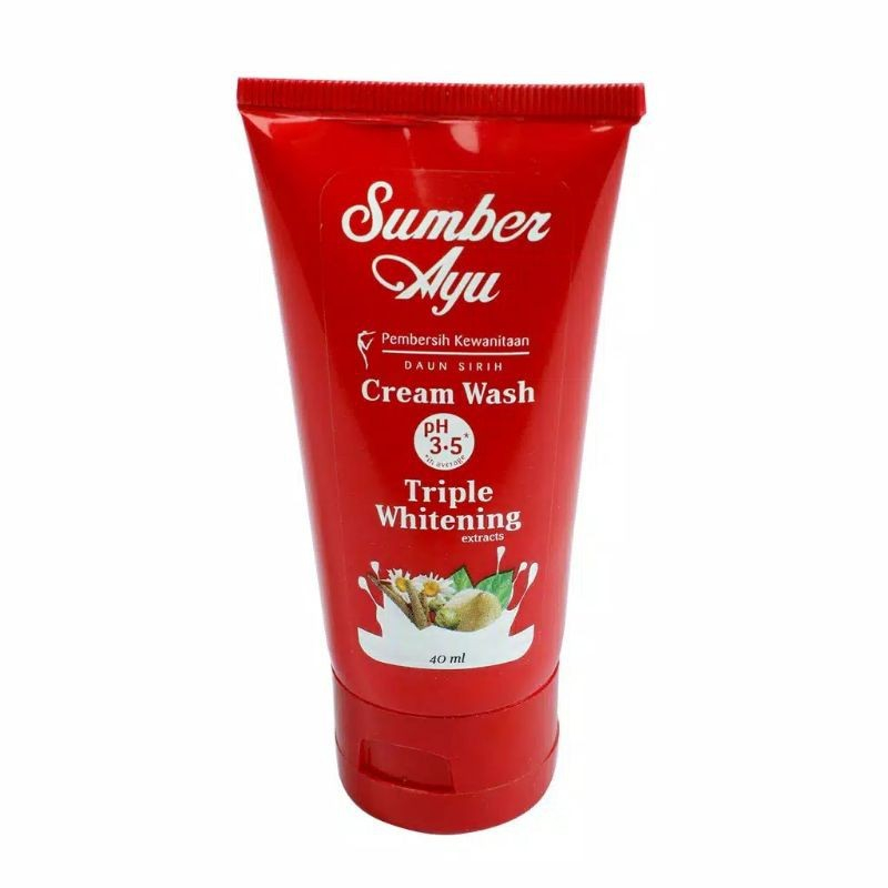 Jual Sumber Ayu Cream Wash Triple Whitening 40 ML | Shopee Indonesia