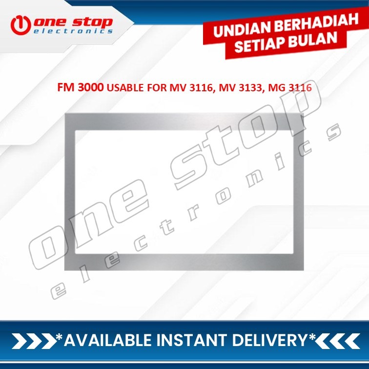 Jual MODENA FM 3000 Built-In Frame Microwave - Stainless Steel | Shopee ...