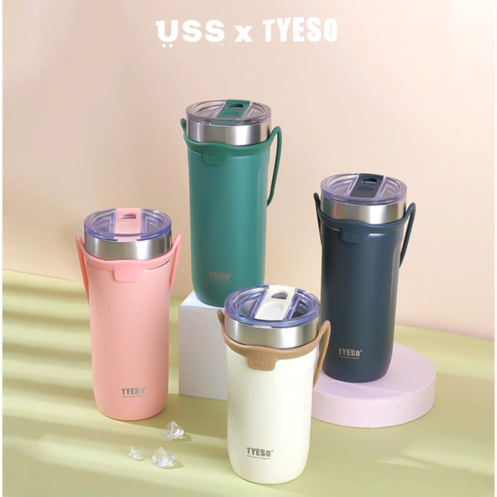 Jual USS x Tyeso Tumbler Gelas Aesthetic Korea Coffee Cup 550ml Original Resmi | Shopee Indonesia