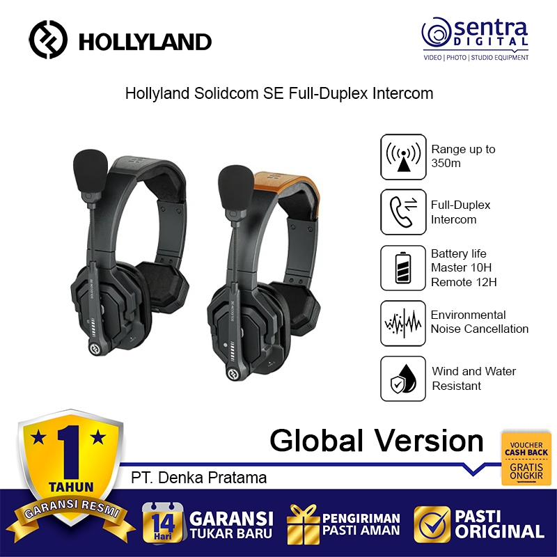 Jual Hollyland Solidcom SE 2S 4S 5S Global Version Full-Duplex Headset ...