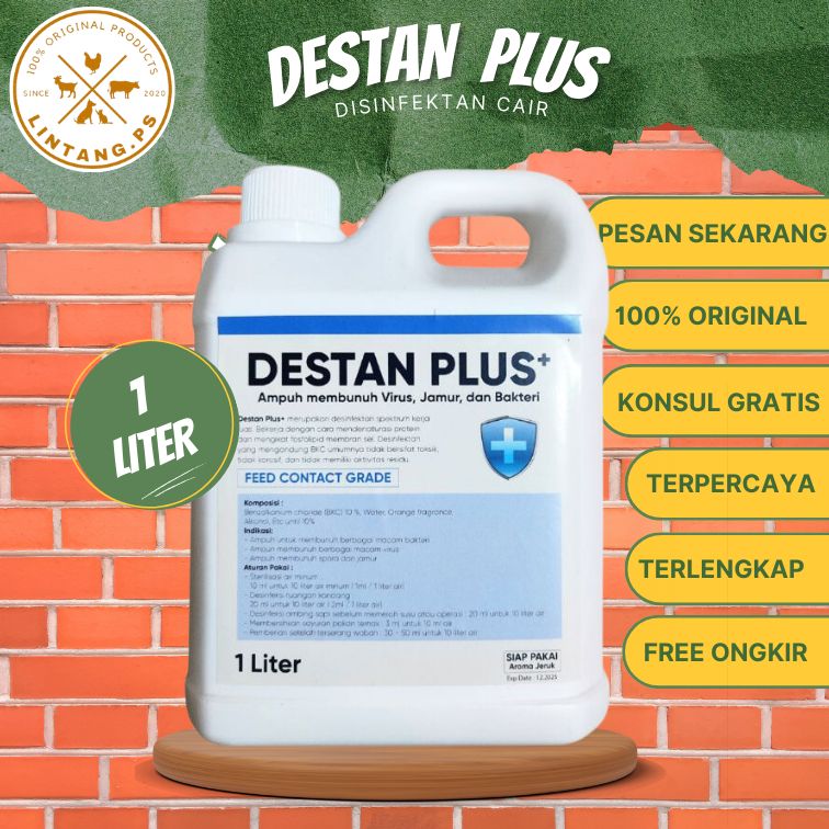 Jual Desinfektan Kandang 1 Liter -Desinfektan Anti PMK - Desinfektan BKC 10% Aroma Jeruk ...