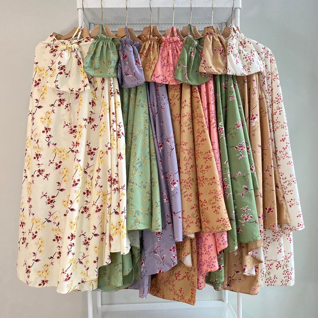 Jual SHASYA Mukenah Travel Dewasa Mukenah Flowers Tas Multifungsi ...