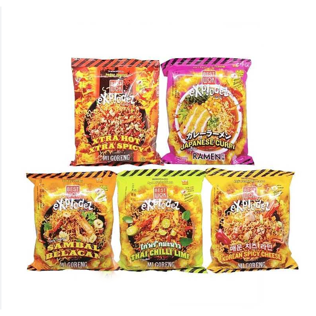 Jual Best Wok Explodez Mi Goreng Instant Halal - Korean Spicy / Xtra ...