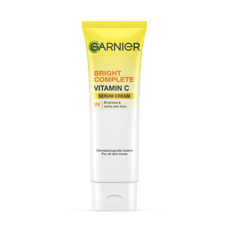 Jual Garnier Bright Complete Vitamin C Day Serum Cream (UV)-20ml | Shopee Indonesia