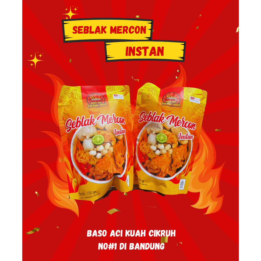 Jual Seblak Mercon By Baso Aci Tulang muda | Shopee Indonesia