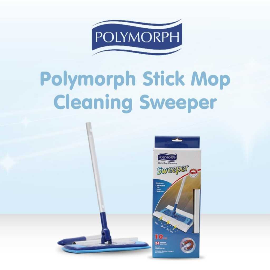Jual Polymorph - Alat Pel Sweeper Stick Mop Cleaning FREE 1 Pack Refill ...
