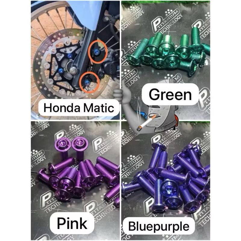 Jual BAUT BREKET TABUNG SHOCK HONDA/BEAT/SCOOPY/VARIO TITANIUM ASLI ...