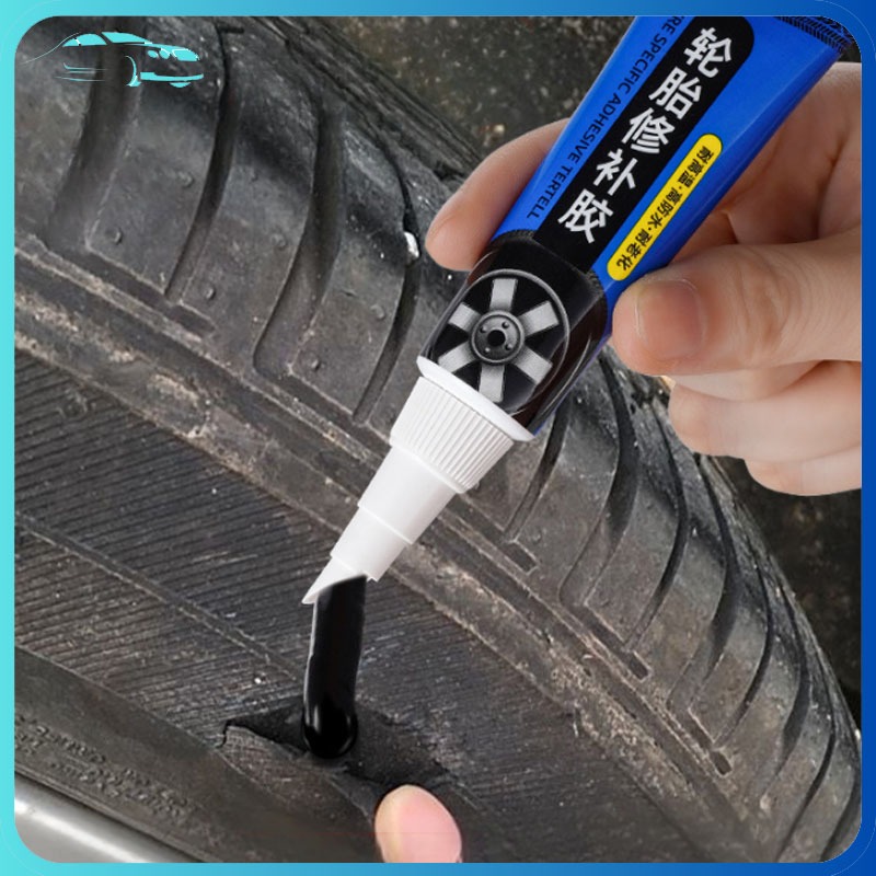 Jual 60Ml Lem Ban Hitam Roda Kendaraan Lem karet Tambal Ban Instan ...