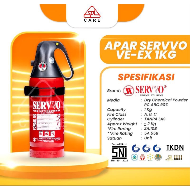 Jual PEMADAM API ( APAR SERVVO VE-EX 1KG ) | Shopee Indonesia