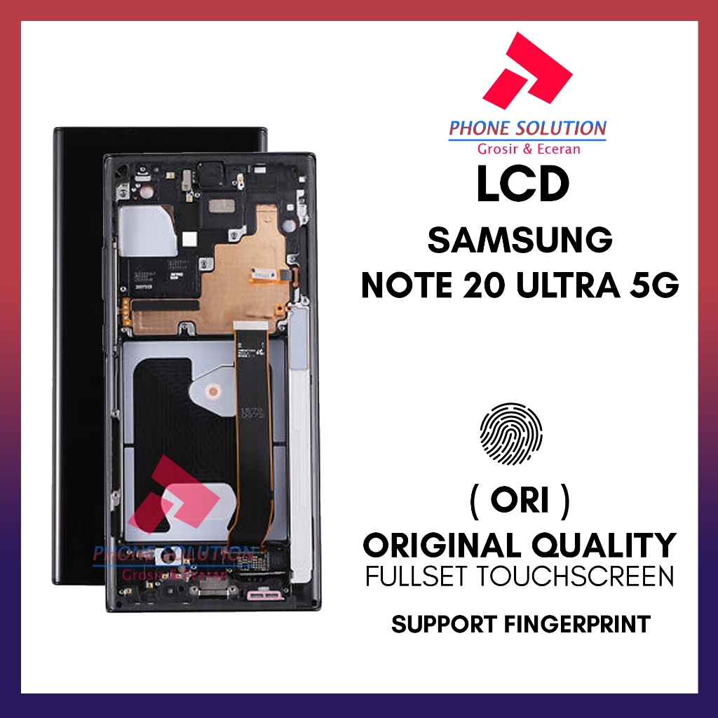Jual Grosir LCD Samsung Note 20 Ultra Include Frame Fingerprint ...