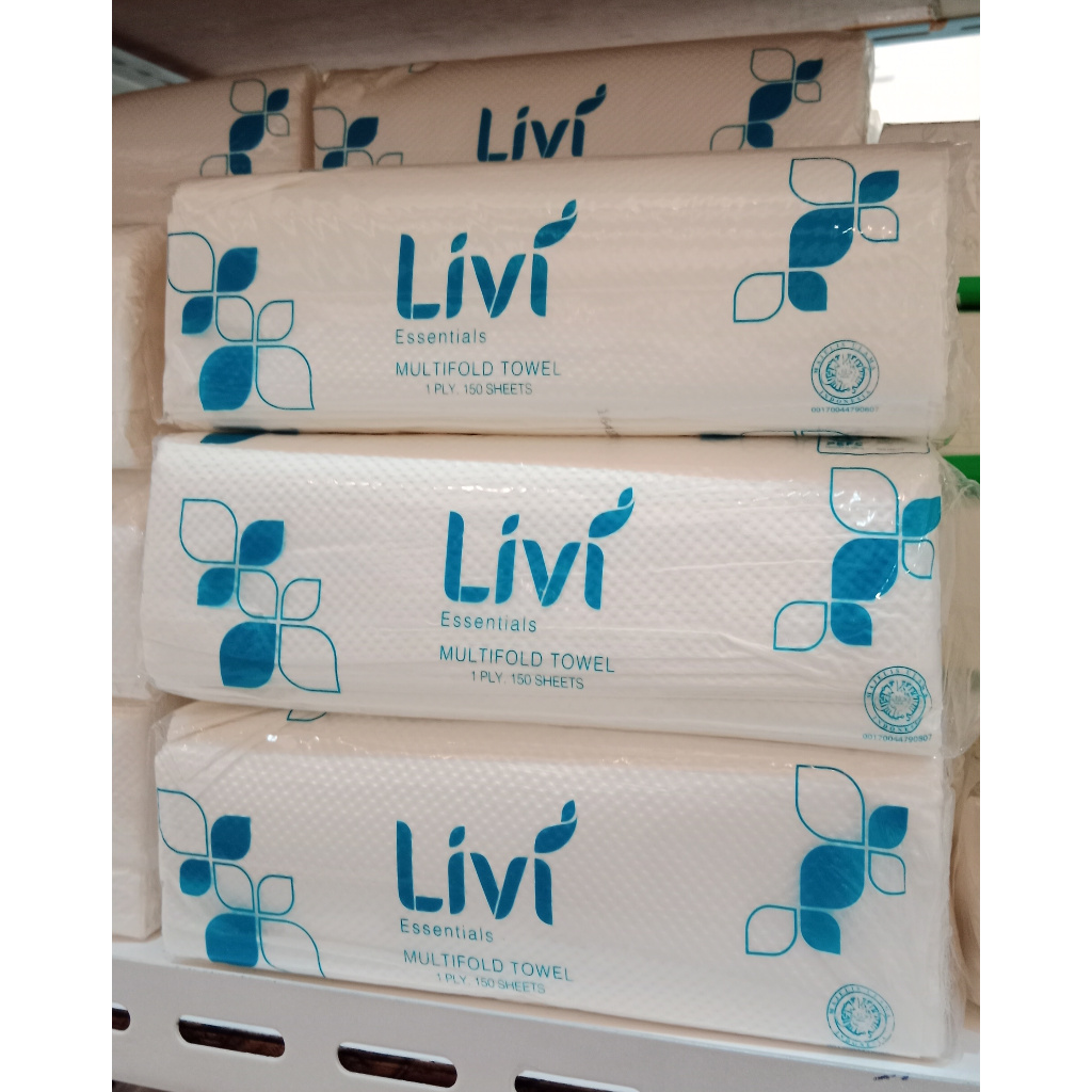 Jual Tissue LIVI Multifold smart 150's | Shopee Indonesia