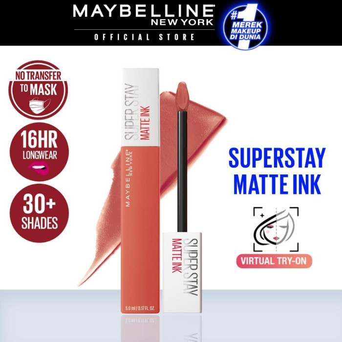 Jual MAYBELLINE Superstay Matte Ink Liquid Long Lasting Waterproof Matte Lipcream | Shopee Indonesia