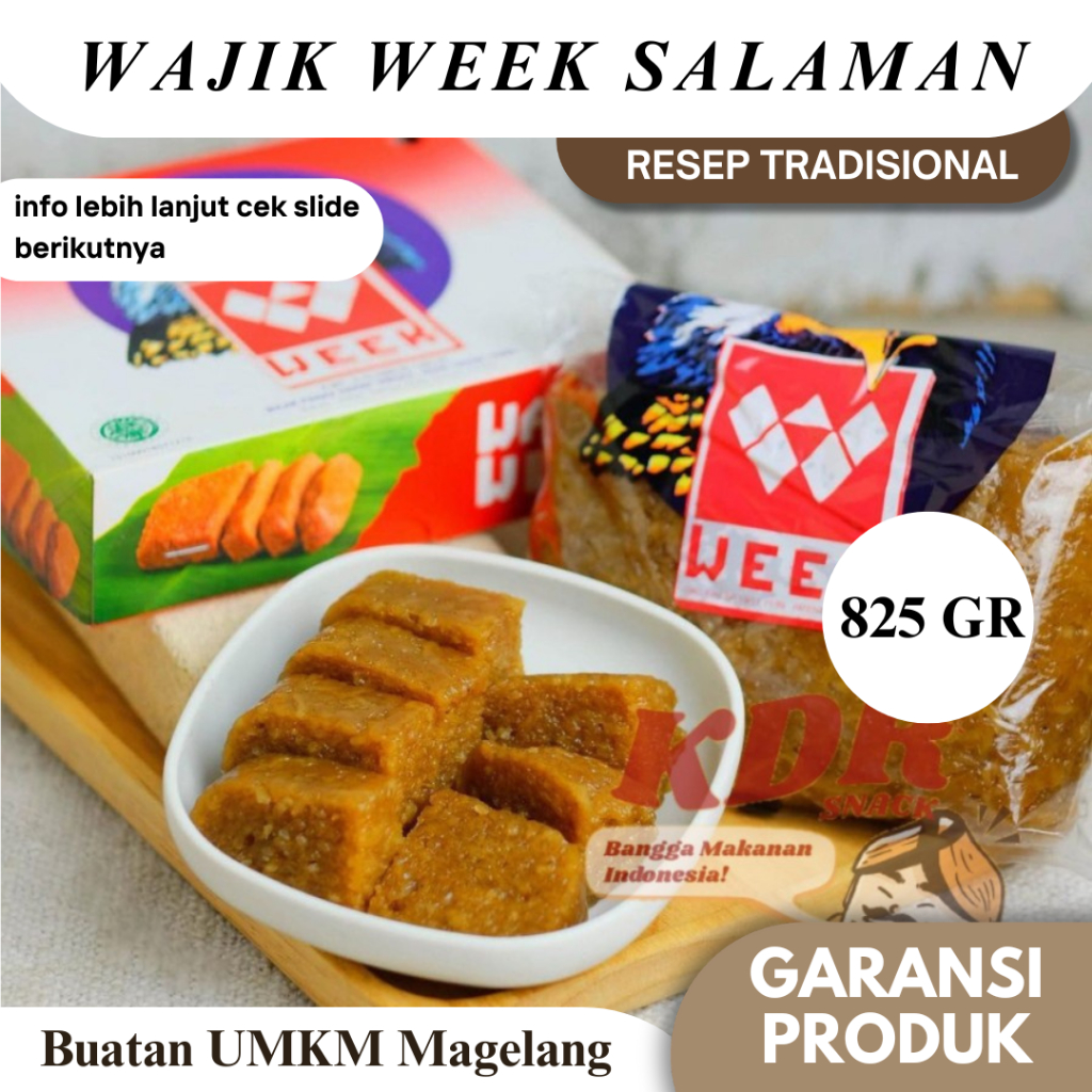 Jual WAJIK WEEK 850GR KHAS MAGELANG MAKANAN TRADISIONAL | Shopee Indonesia
