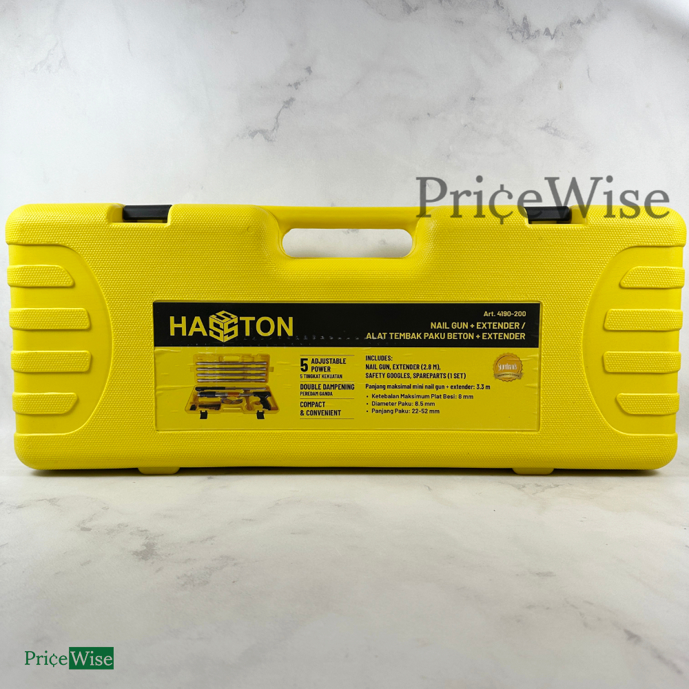 Jual Nail Gun + Extender Hasston 4190-200 / Alat Tembak Paku Beton ...