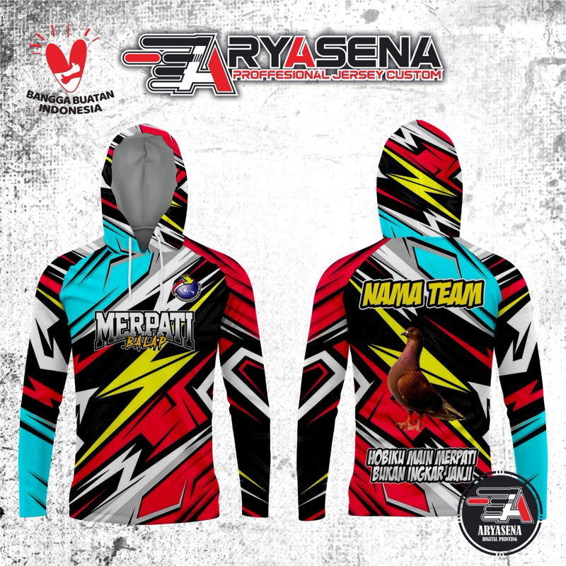 Jual jersey merpati balap custom desain | Shopee Indonesia