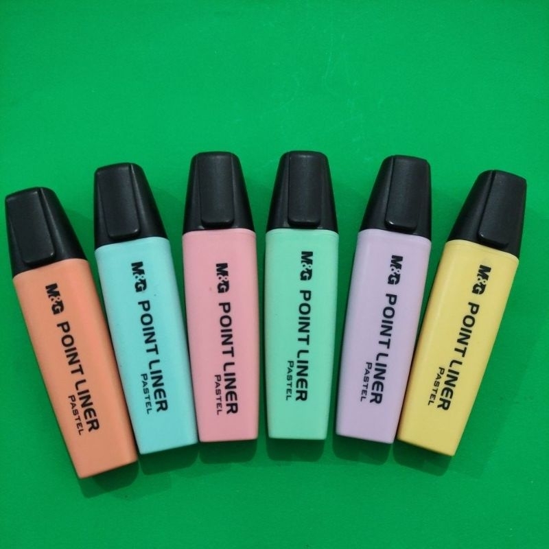Jual Hilighter Point Liner M&G Pastel per pcs (satuan) | Shopee Indonesia