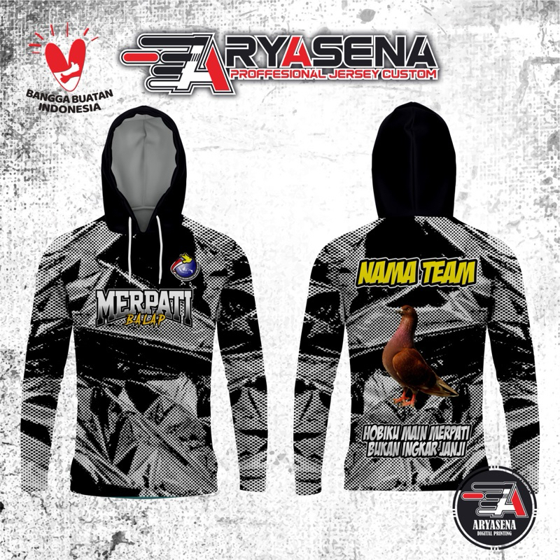 Jual jersey merpati balap custom desain | Shopee Indonesia