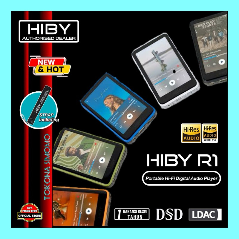 Jual Hiby R1 Hi-Res Digital Music Player with HibyOS and CS43131 DAC ...