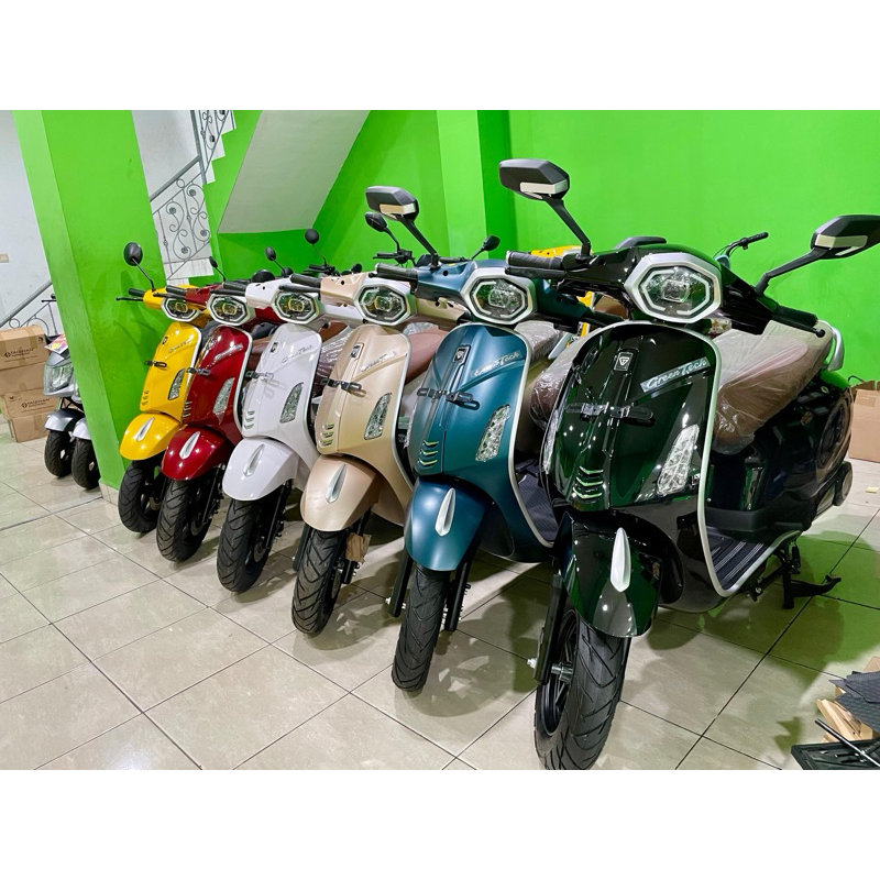 Jual Motor Listrik Greentech new VP/Vespa BEST SELLER MURAH | Shopee ...