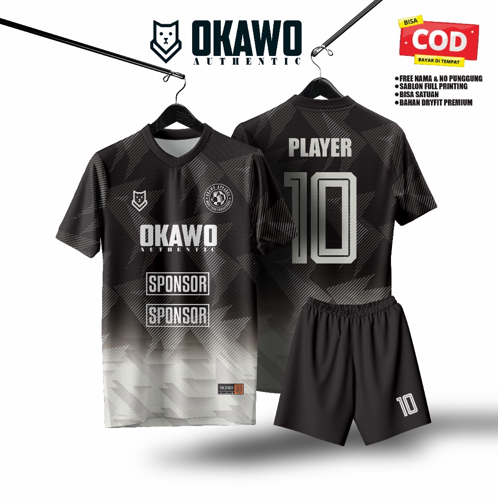 Jual Jersey Futsal - Jersey Sepak Bola | Okawo Shadow Grid Jersey ...
