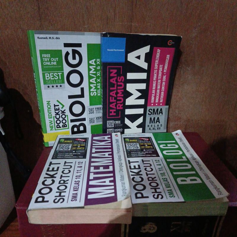 Jual pocket shortcut • pocket book • hafalan rumus• biologi kimia ...