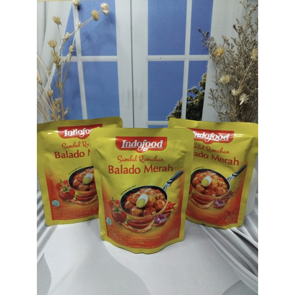 Jual Sambal Indofood balado Merah 200 g | Shopee Indonesia