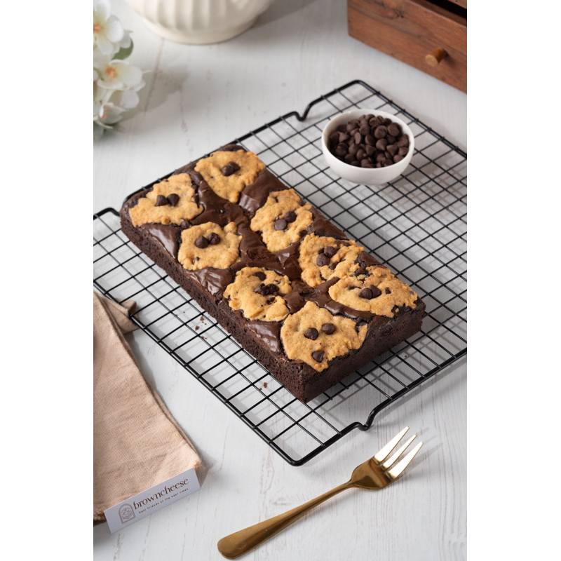 Jual Browncheese Brownies Panggang 20x10 | Fudgy Brownies | Shopee ...