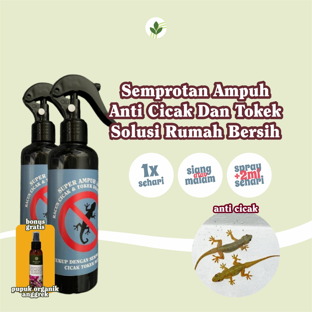 Jual Cairan Racun Semprotan Pengusir Pembasmi Cicak Tokek Cairan Anti ...