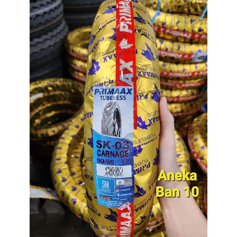 Jual Ban Primaax 90/80-17 SK03 Carnage Tubeless SK 03 Primax | Shopee ...