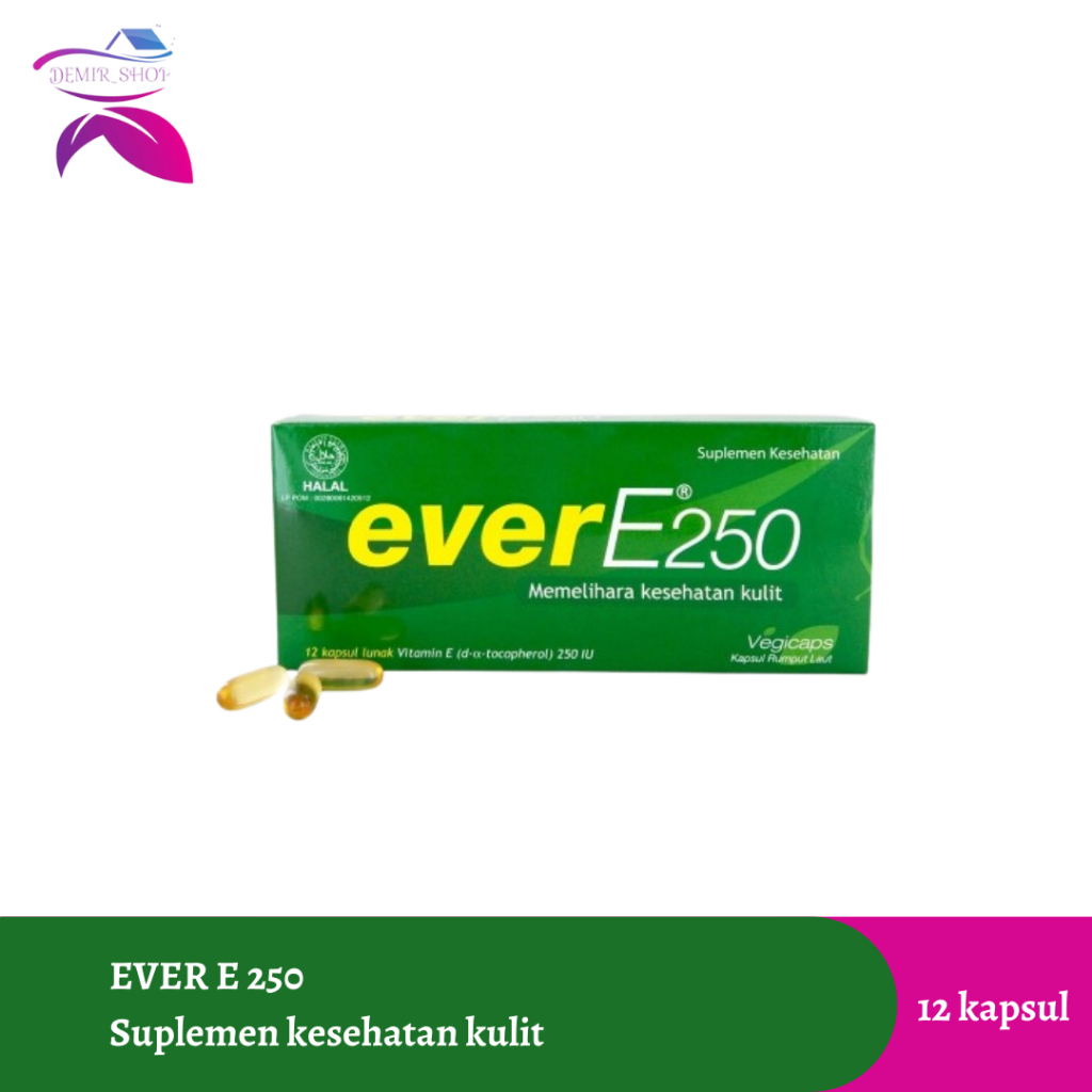 Jual Ever E 250 IU Box 12 Kapsul Lunak | Shopee Indonesia